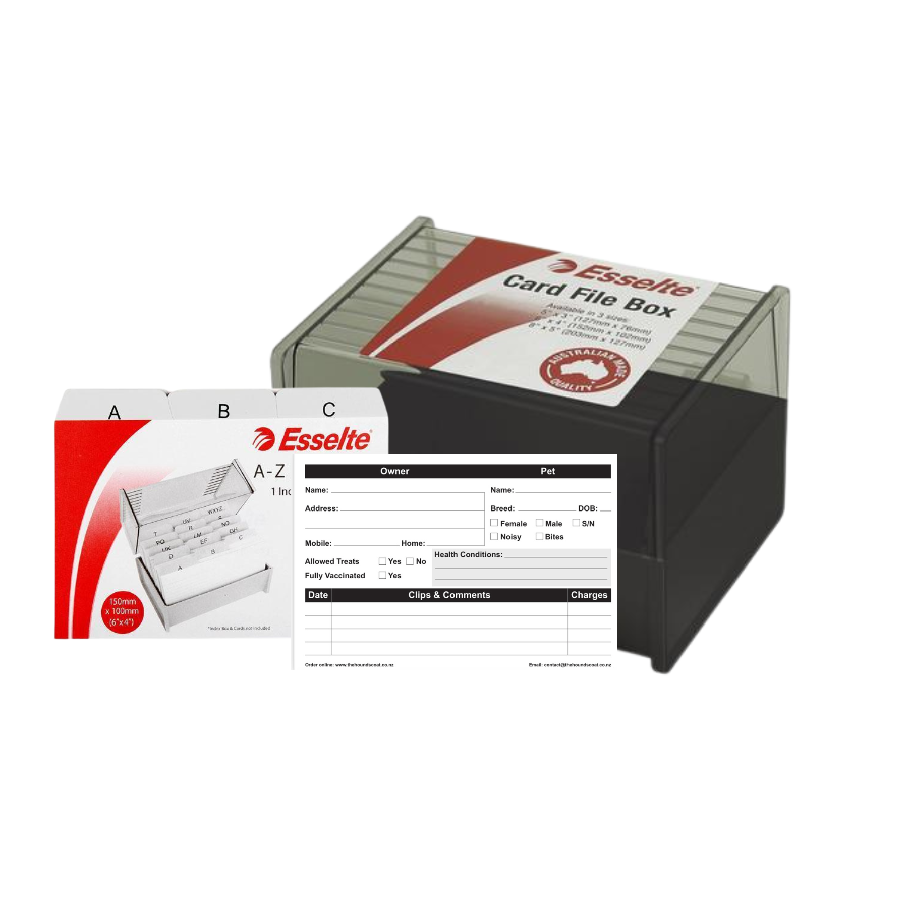 Client Cards and Card Holder Box – The Hounds Coat