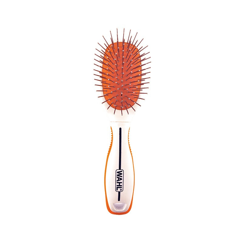 Wahl Orange/White Small Double Sided Pin/Bristle Brush – The Hounds Coat